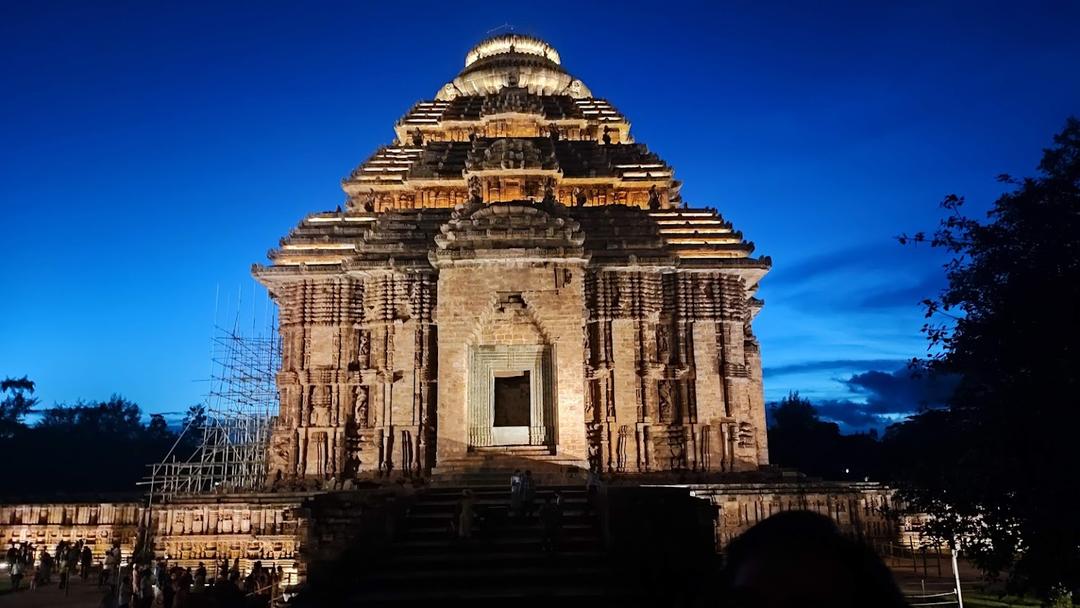 Konark Temple At Night
